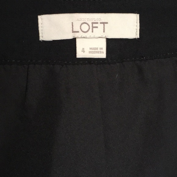 LOFT | Skirts | Loft Black Silver Tweed Miniskirt | Poshmark